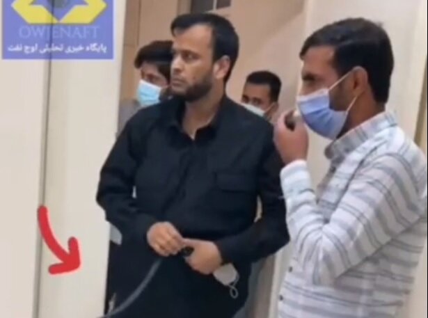 ببینید حمله مدیر حراست شرکت نفت ستاره خلیج فارس به یک شهروند با