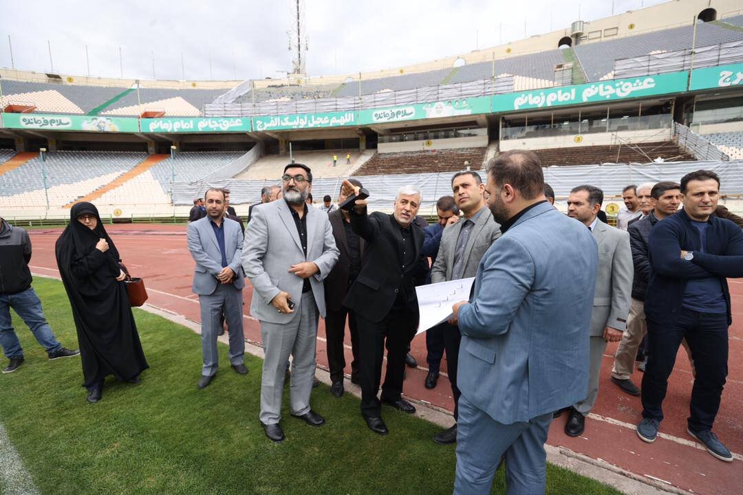 عکس | بازدید سرزده وزیر ورزش و جوانان از ورزشگاه آزادی - خبرآنلاین