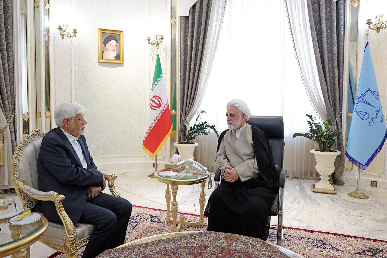 عارف با رئیس قوه قضاییه دیدار کرد - خبرآنلاین