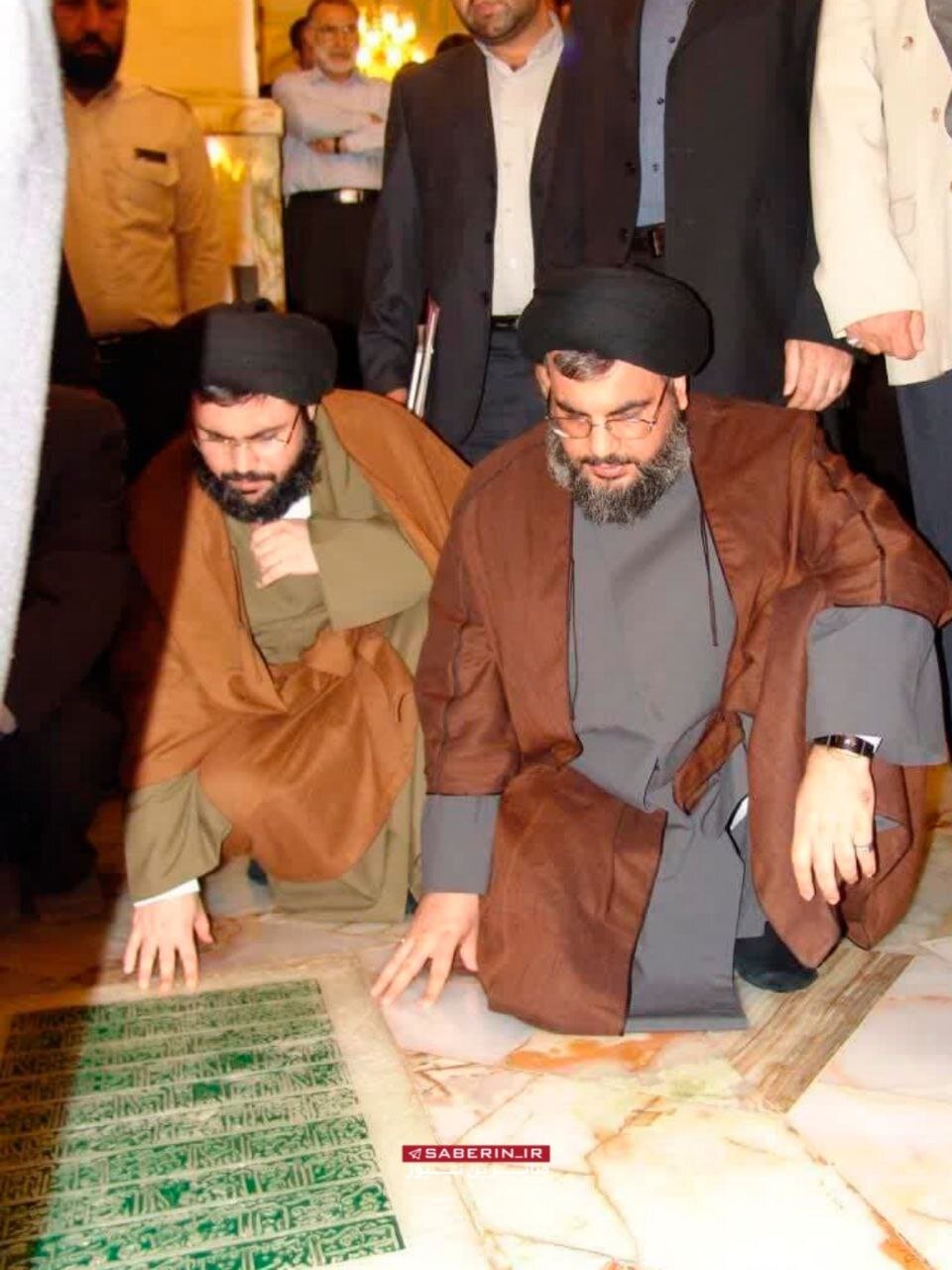 عکس سید هاشم صفیالدین و سید حسن نصرالله در یک قاب در سفر به ایران